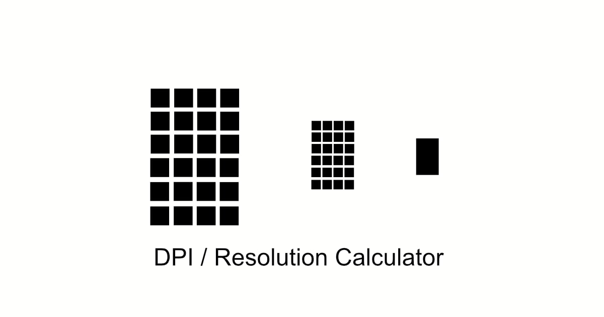 DPI Calculator Tool DPI Calculator Tool